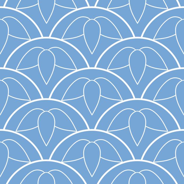 tradicional pattern blue - ibisPaint