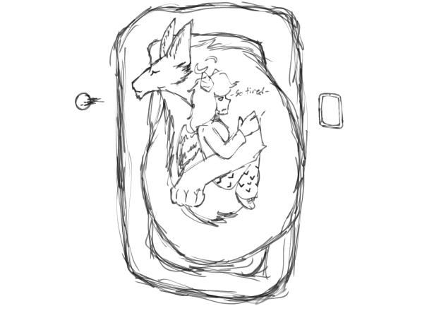 Sleeping with...her- - ibisPaint