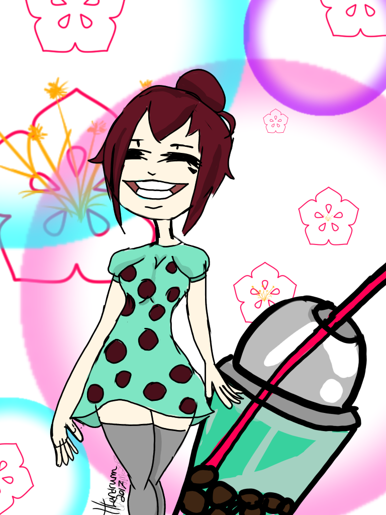 bubble tea - ibisPaint