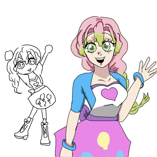 MITSURI + PINKIE PIE - ibisPaint