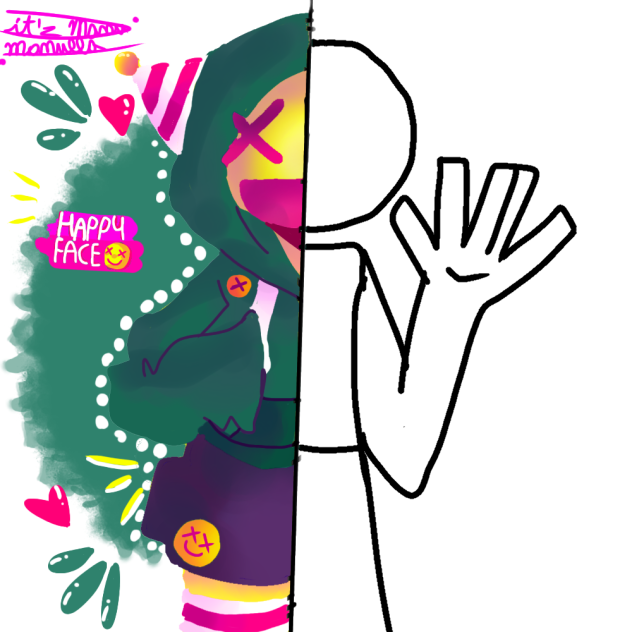🍦HAPPY FACE COLLAB🍦 - ibisPaint