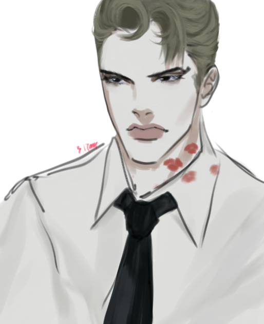 check on yr hubbys neck xd - ibisPaint