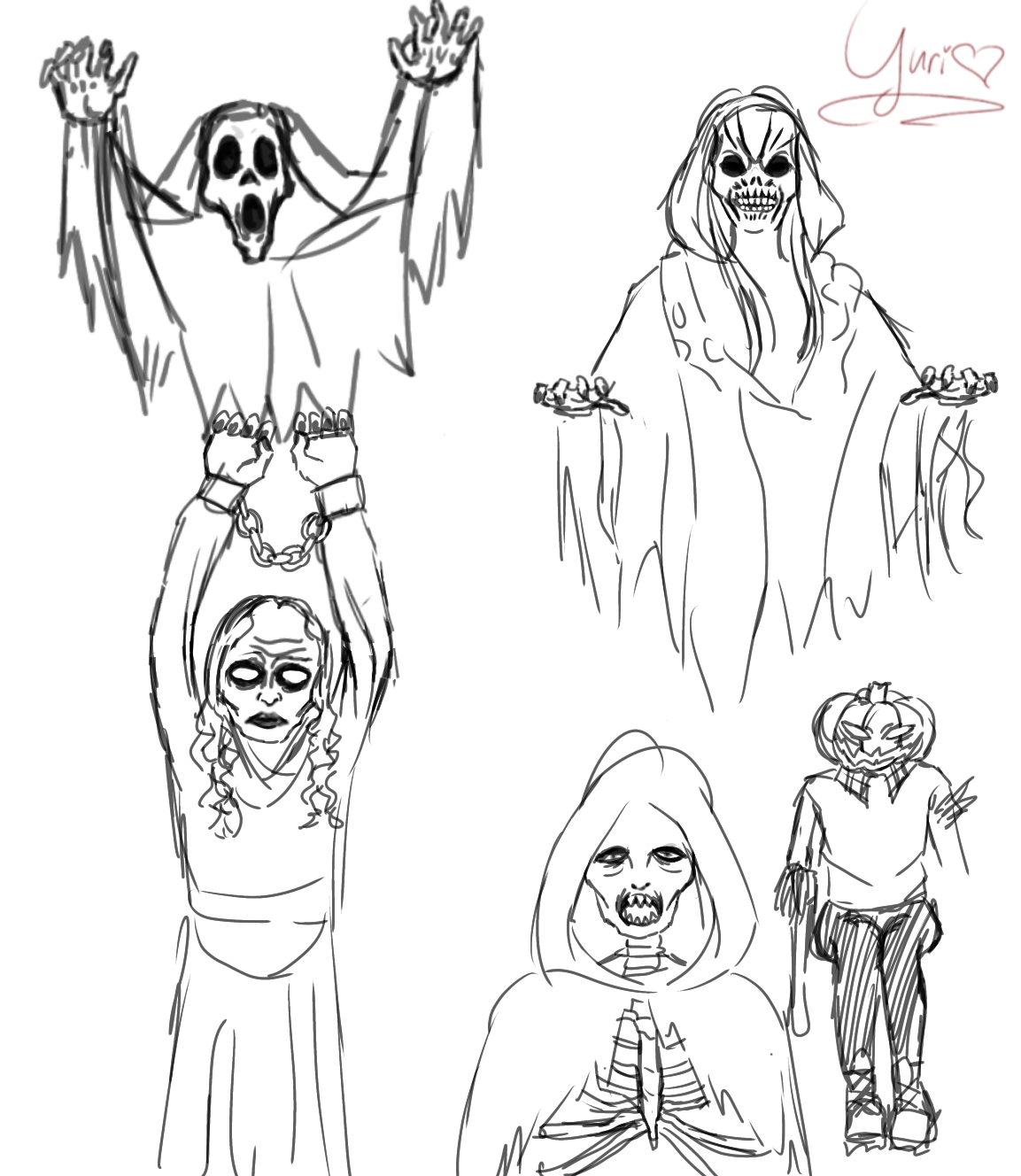 Spooky Drawings 👻 - ibisPaint