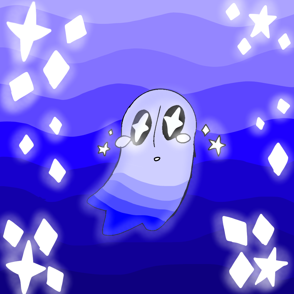 OuterTale Napstablook - ibisPaint