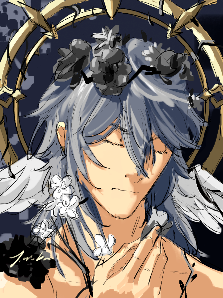 stuck in dead thorns - ibisPaint