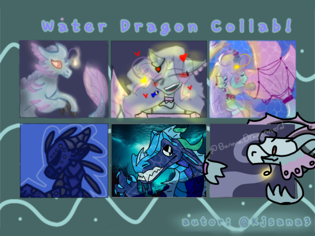Collab - Water Dragon - ibisPaint