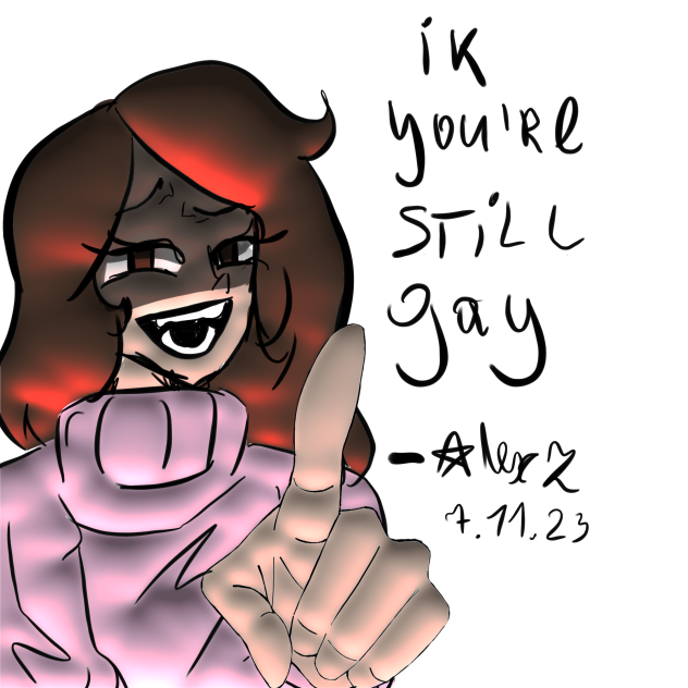 poor drawn Sasha knows ur secret- - ibisPaint