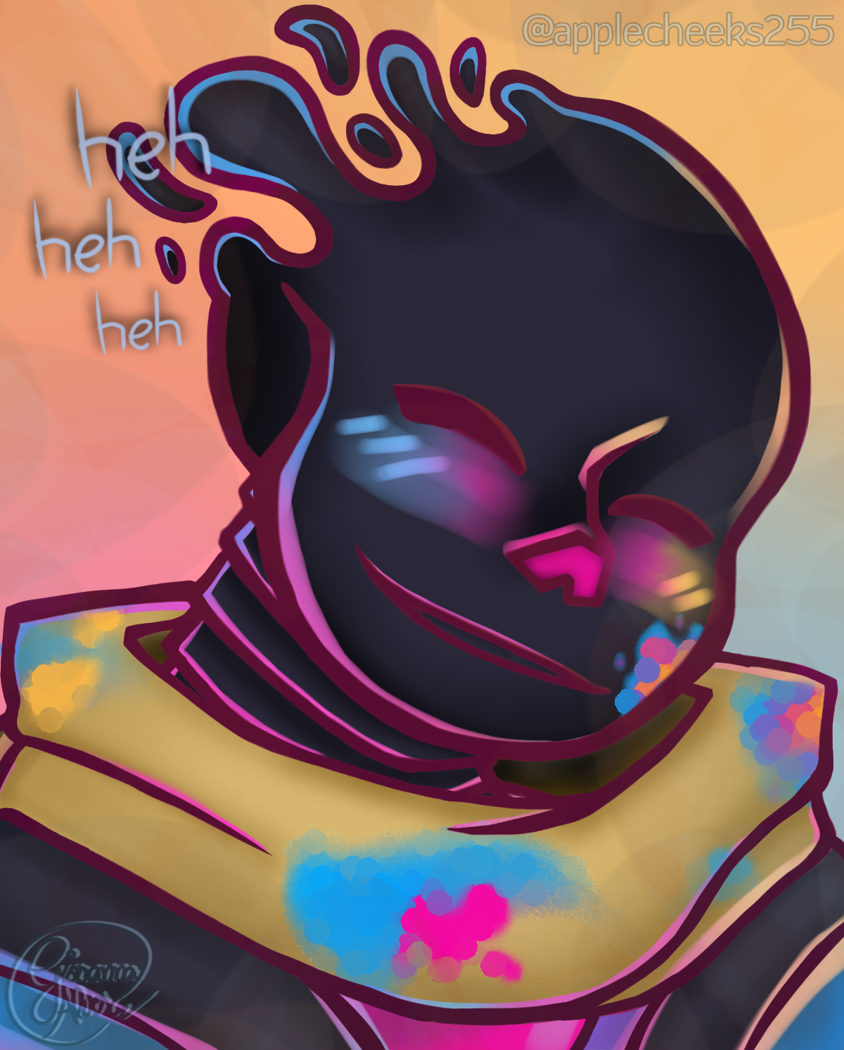 Paper Jam the (very handsome) Skeleton. - ibisPaint