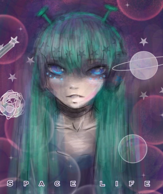 Cute Alien~ - ibisPaint