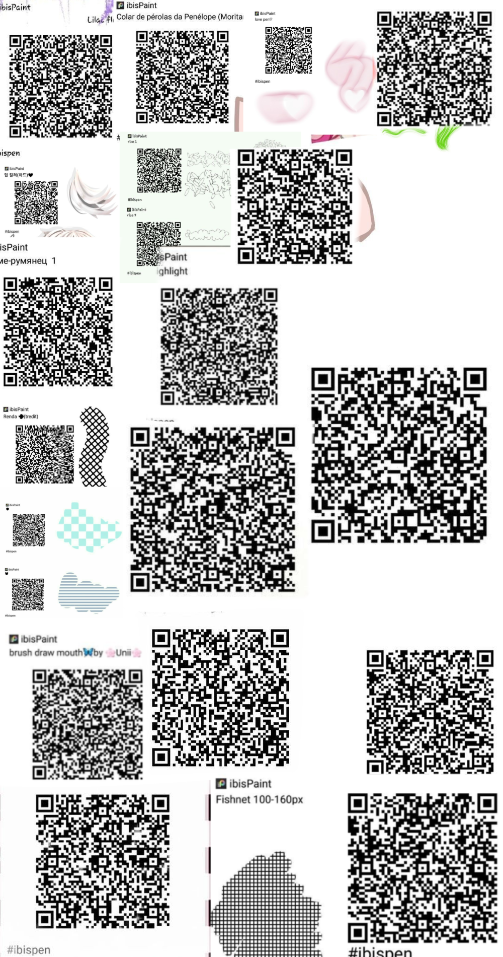 códigos - ibisPaint