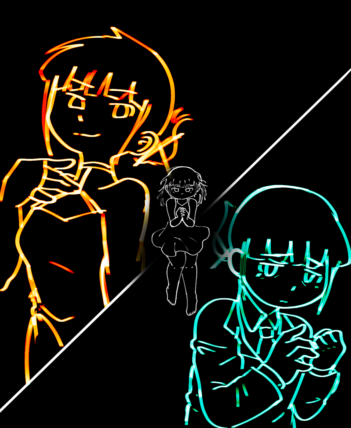 I tried out a new effect - ibisPaint