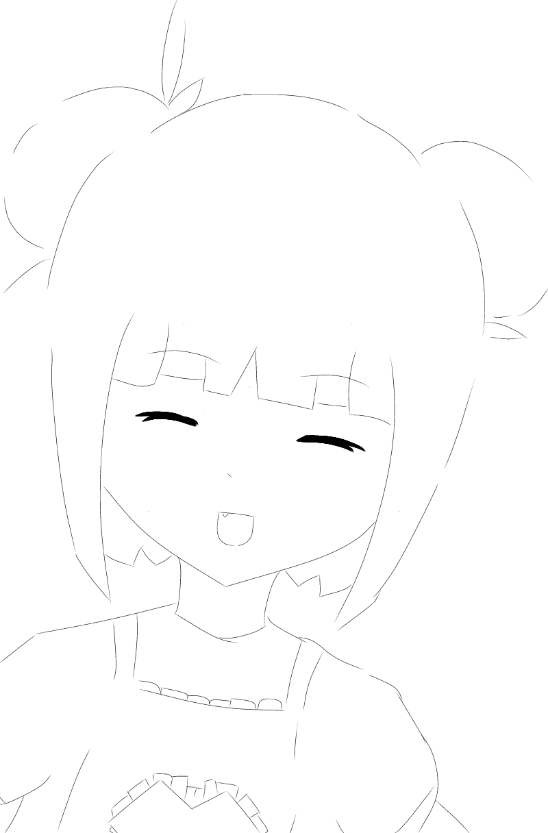 Lets Eat ! ! ! (lineart) - ibisPaint