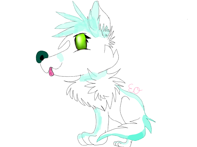 LPS husky drawing #1563 - ibisPaint