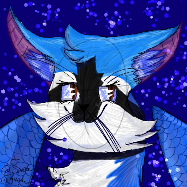 New Catsona! Blue Jay!! - ibisPaint