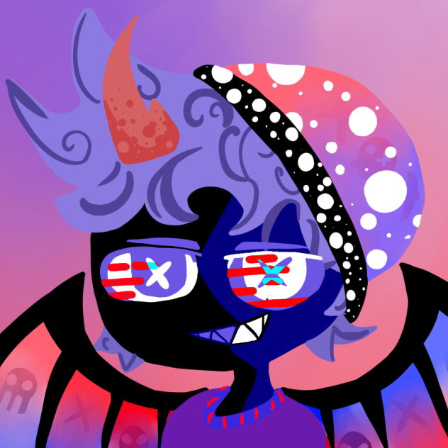 I finished the evil version - ibisPaint