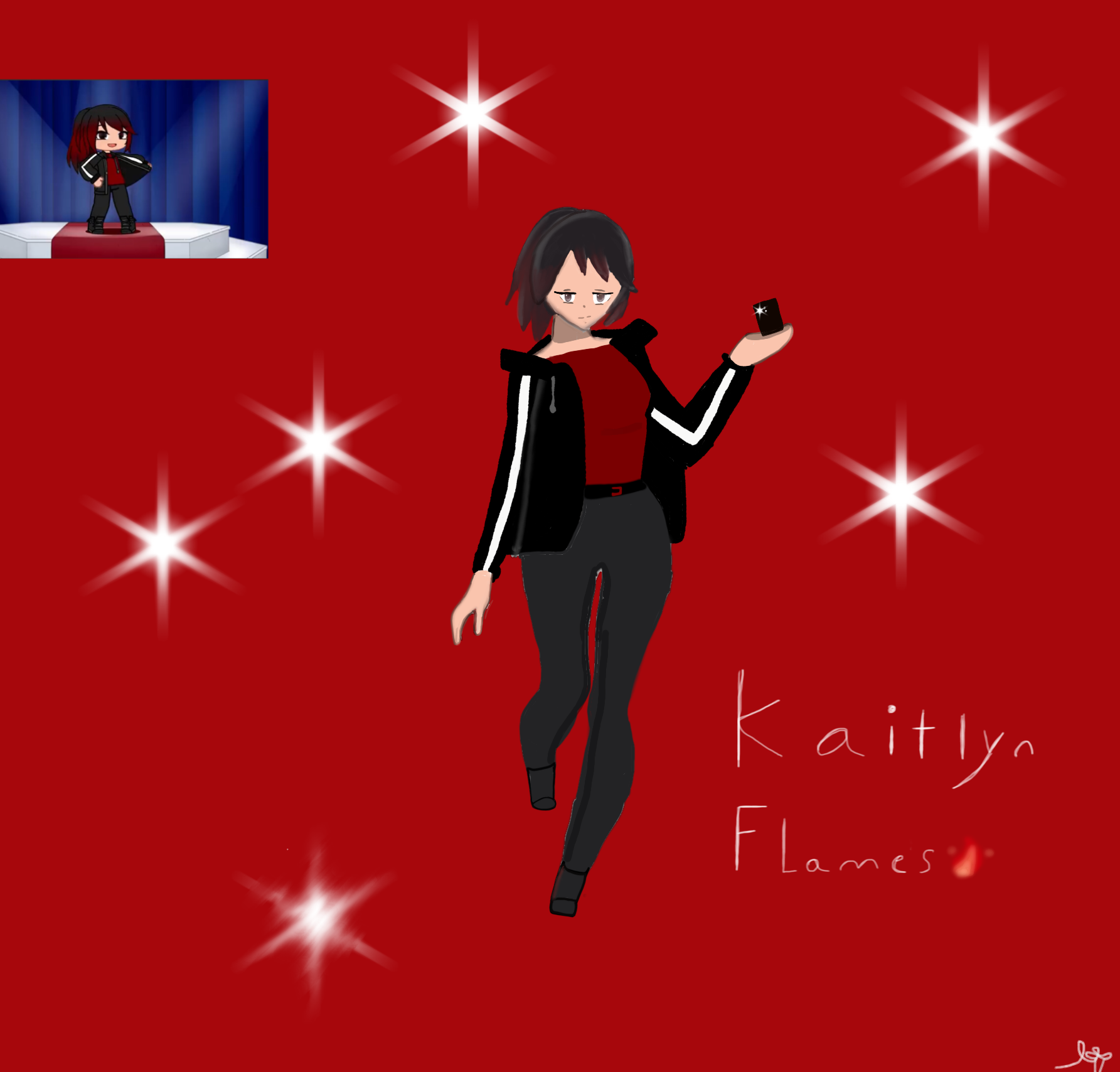Gachatuber Kaitlyn Flames - ibisPaint