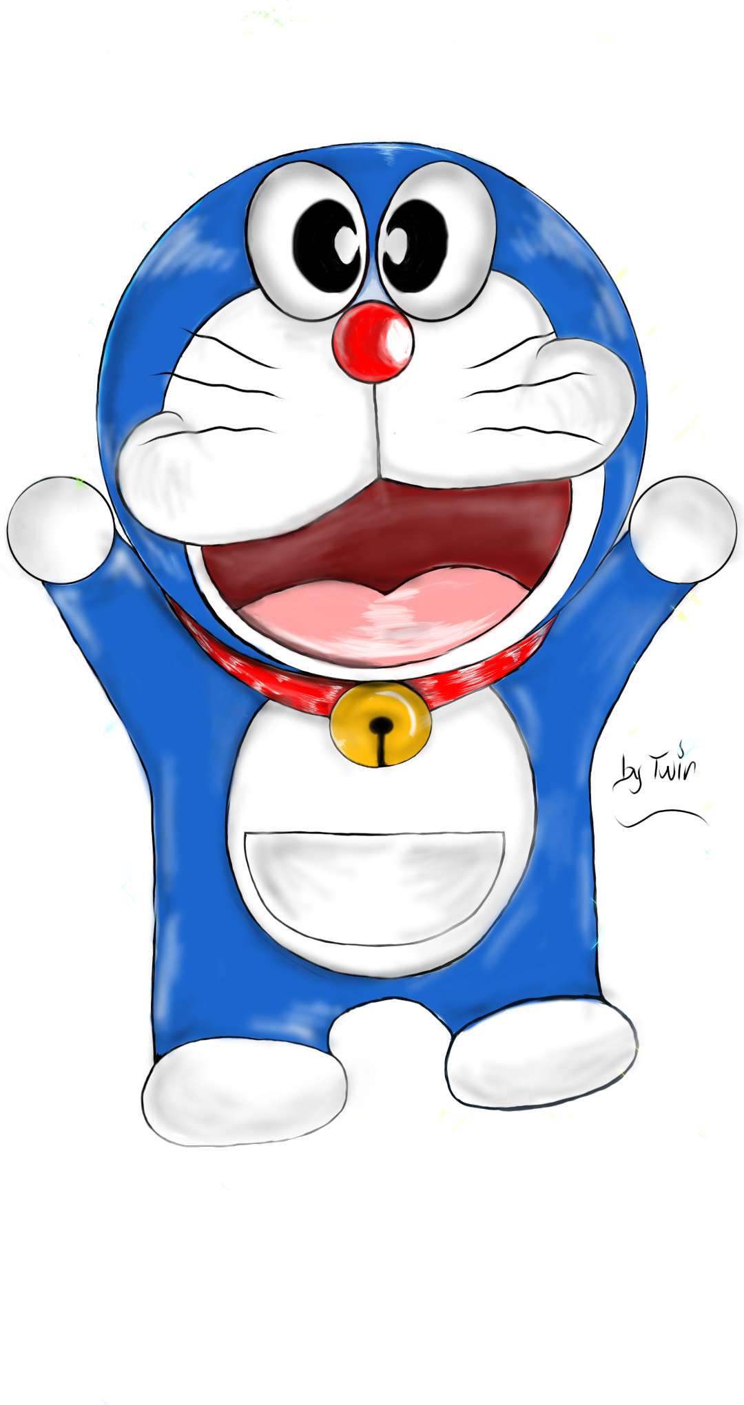 How to draw doraemon - ibisPaint
