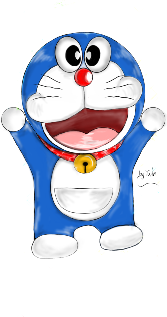 How to draw doraemon - ibisPaint