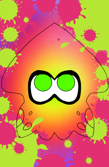 Speed-paint - Splatoon colourful colors - ibisPaint