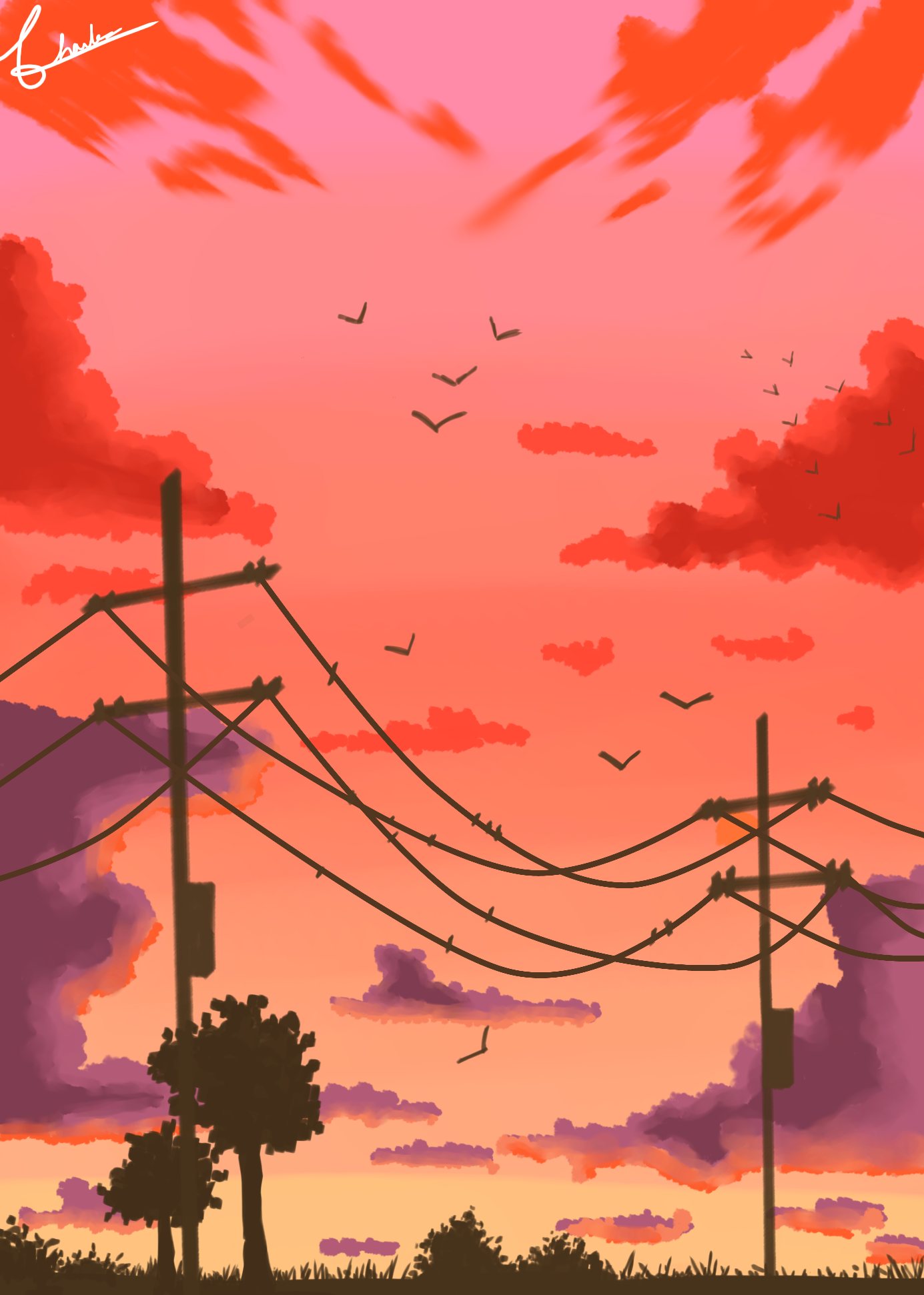 Sunset - ibisPaint