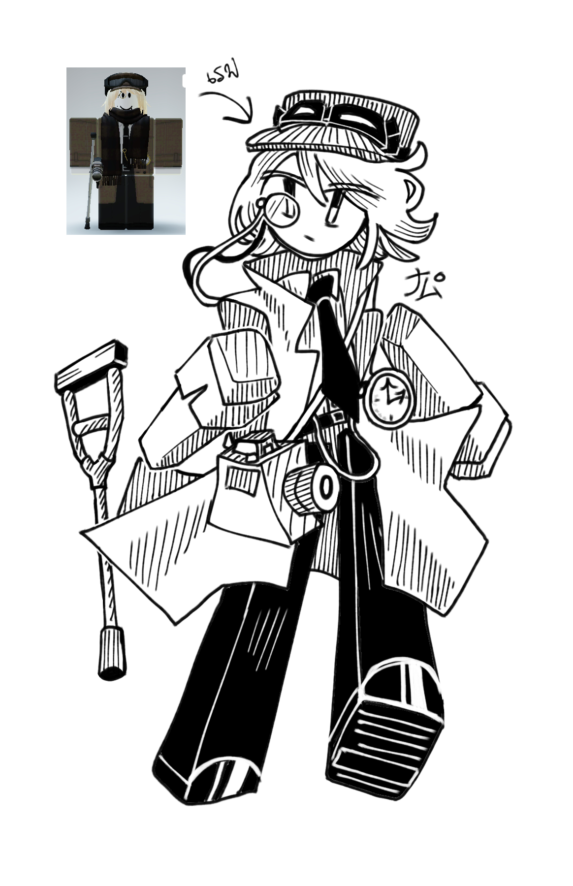 Arthur (my Roblox avatar) - ibisPaint