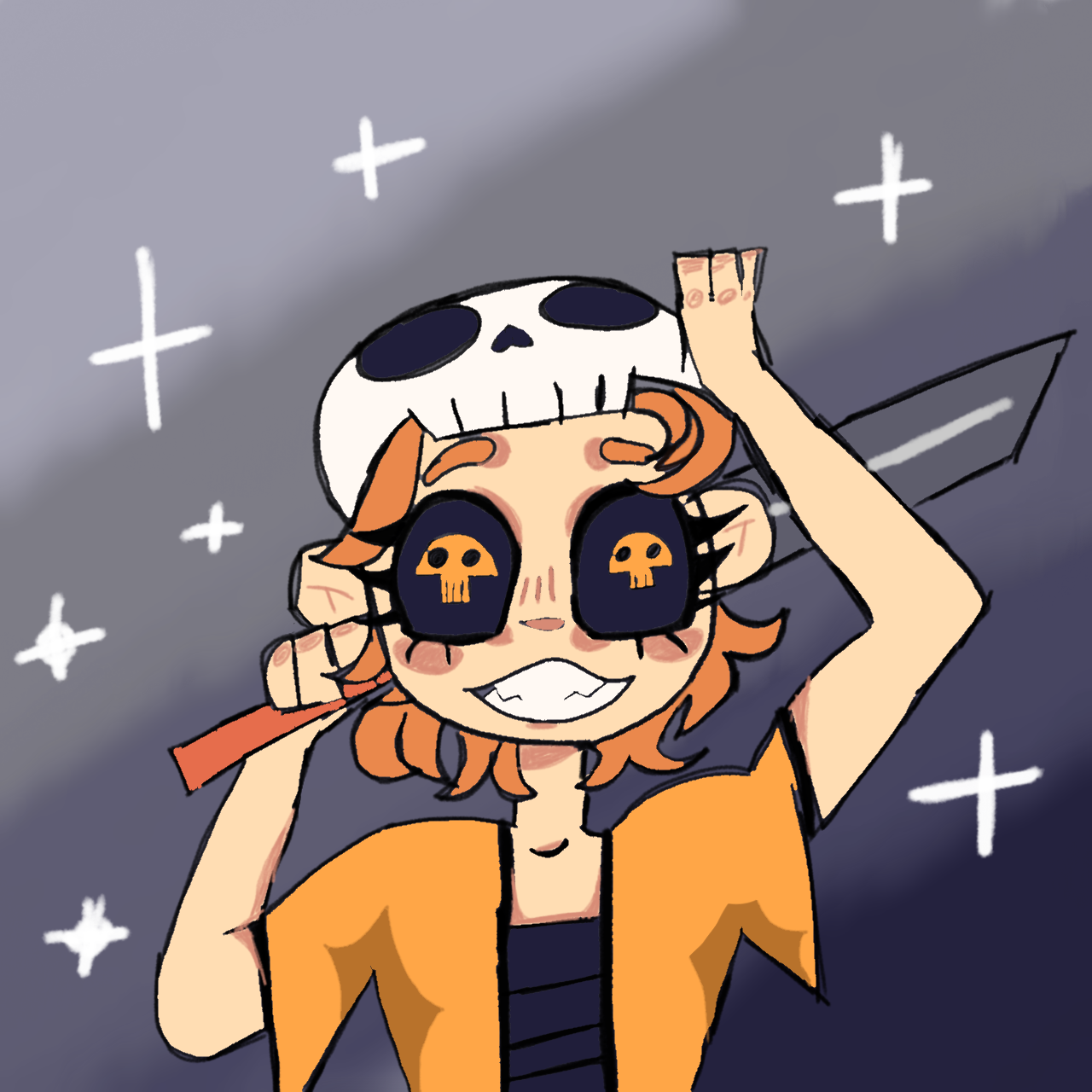 The Skeleton Girl - ibisPaint