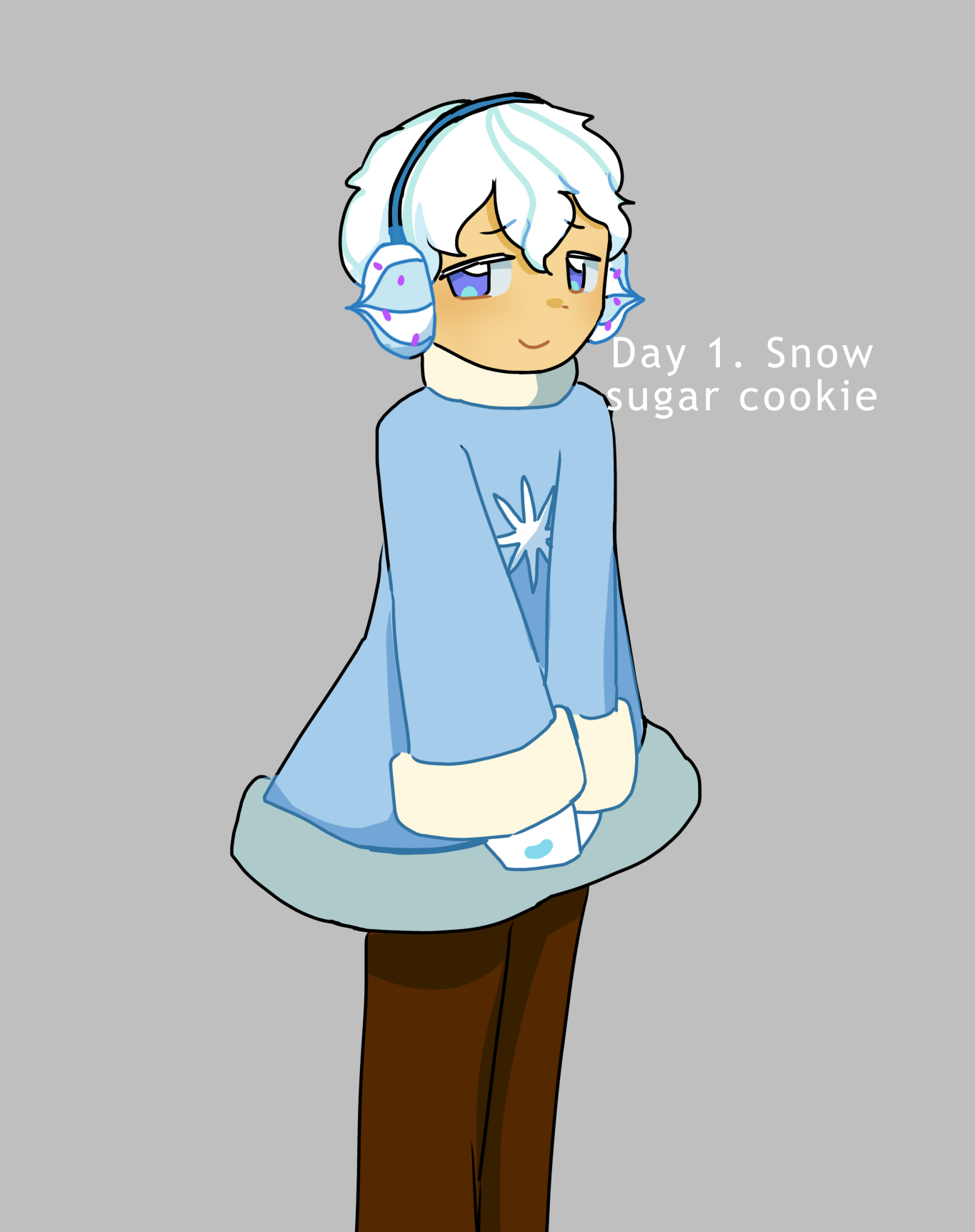 Snow sugar cookie - ibisPaint