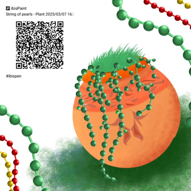 String of pearls!! - ibisPaint