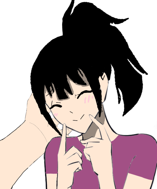 filha com o pai - ibisPaint