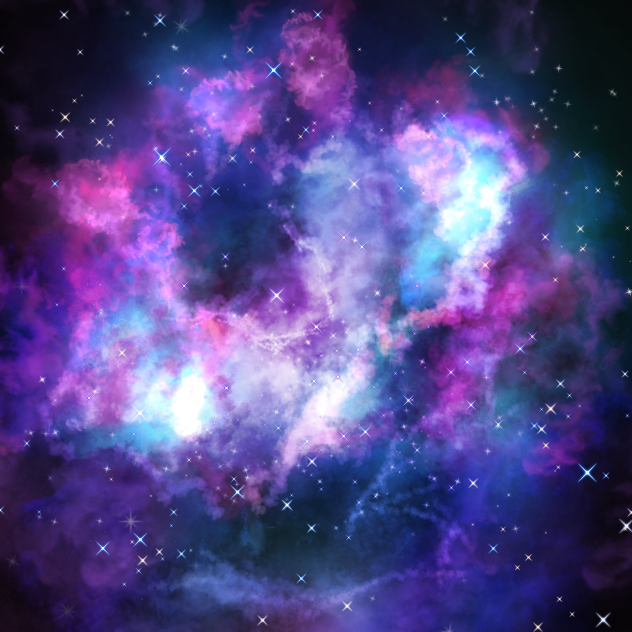 Cotton Candy Nebula - ibisPaint