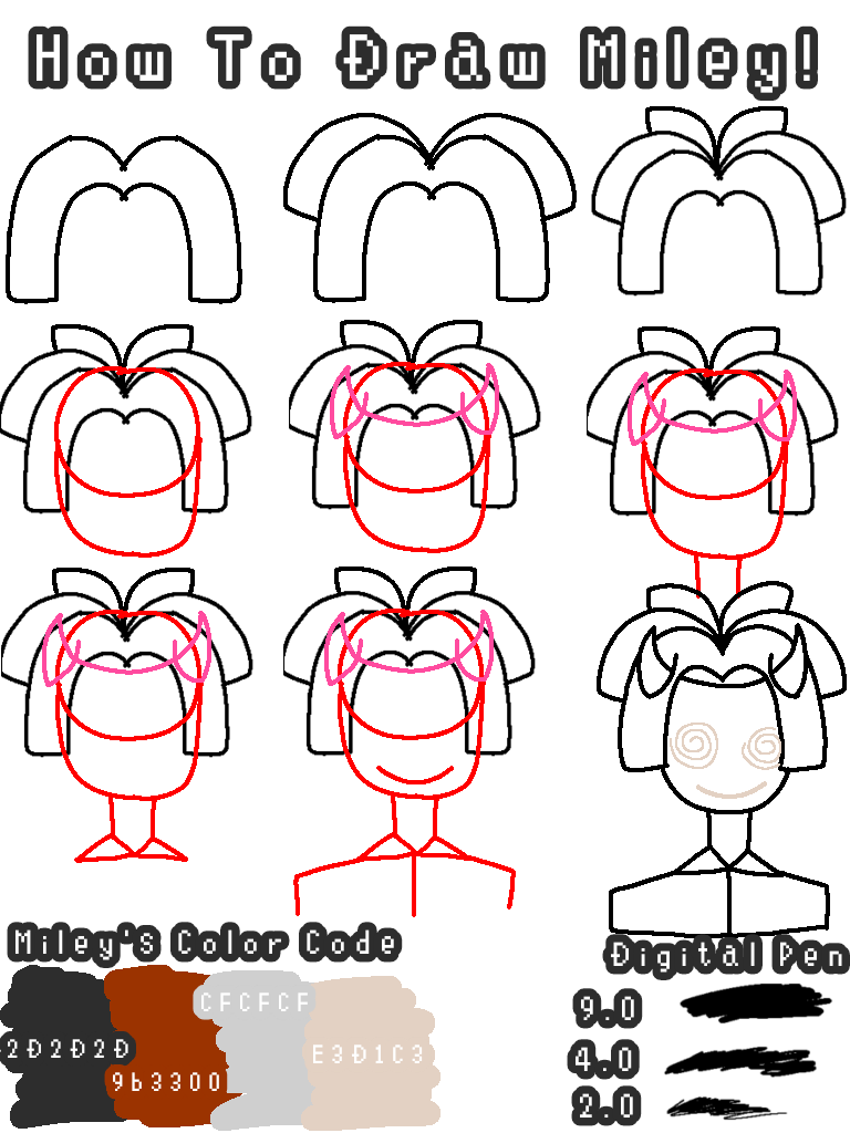 How To Draw Miley - ibisPaint