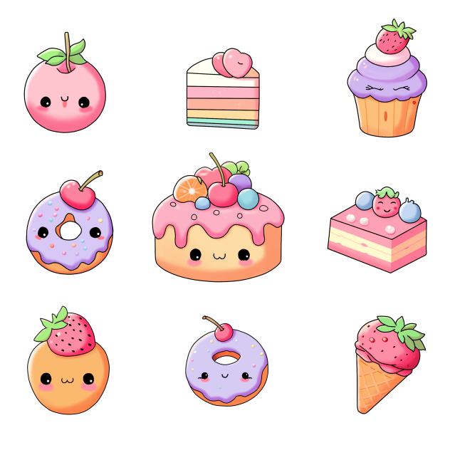 cute sweets - ibisPaint