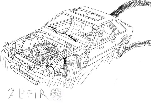 Car from the game carx drift racing 3 - ibisPaint