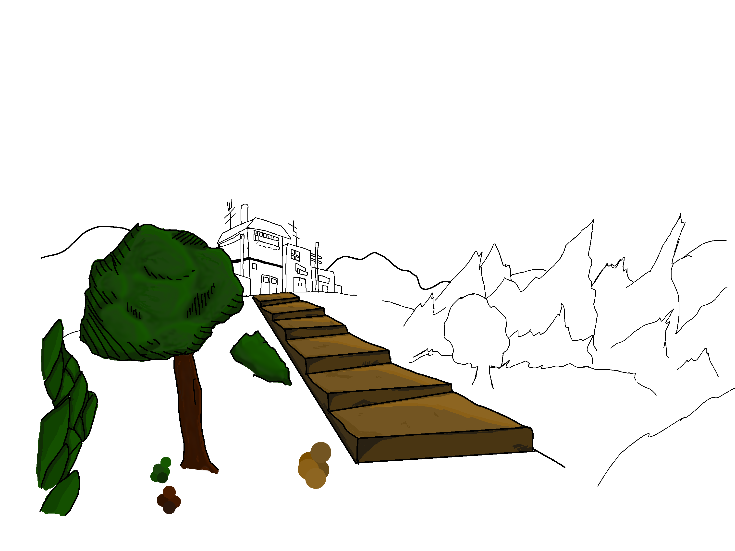 Semi-Colored Practice Sheet - ibisPaint