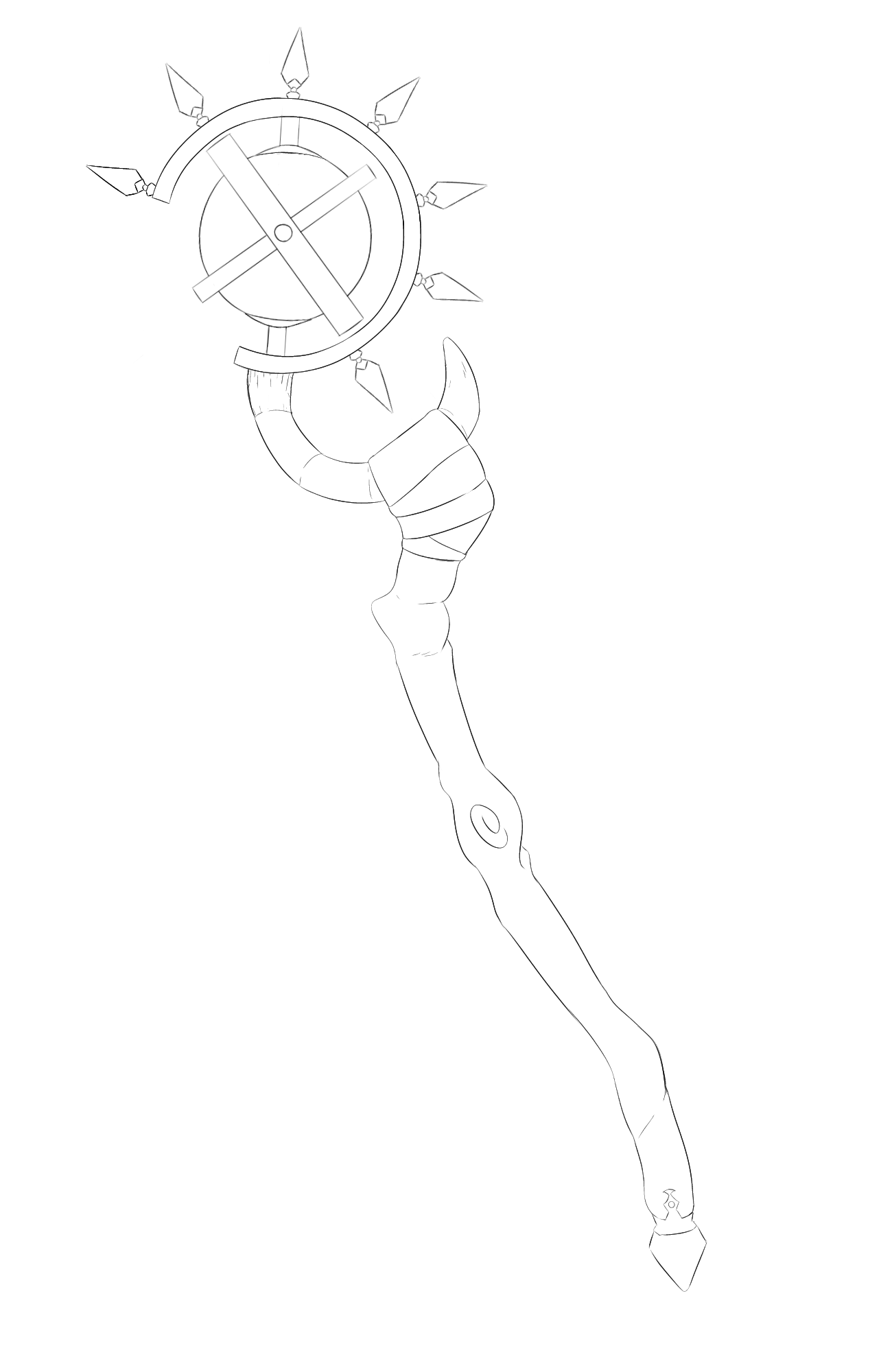 Wizard staff - ibisPaint