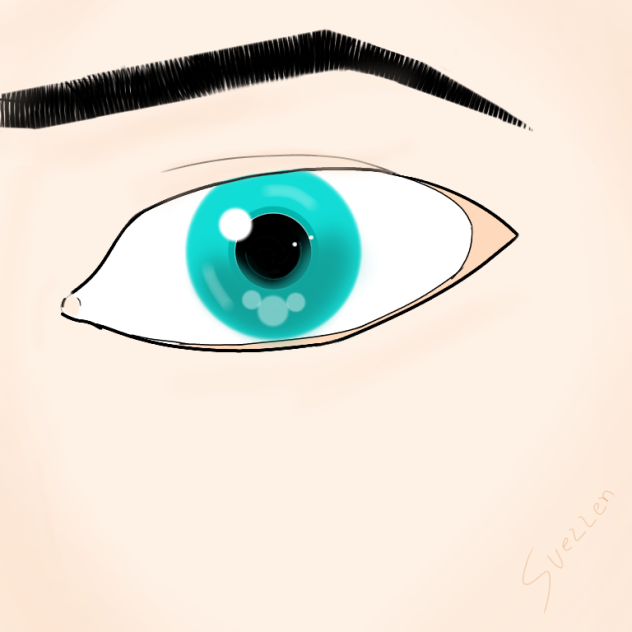 Blue eyes - ibisPaint