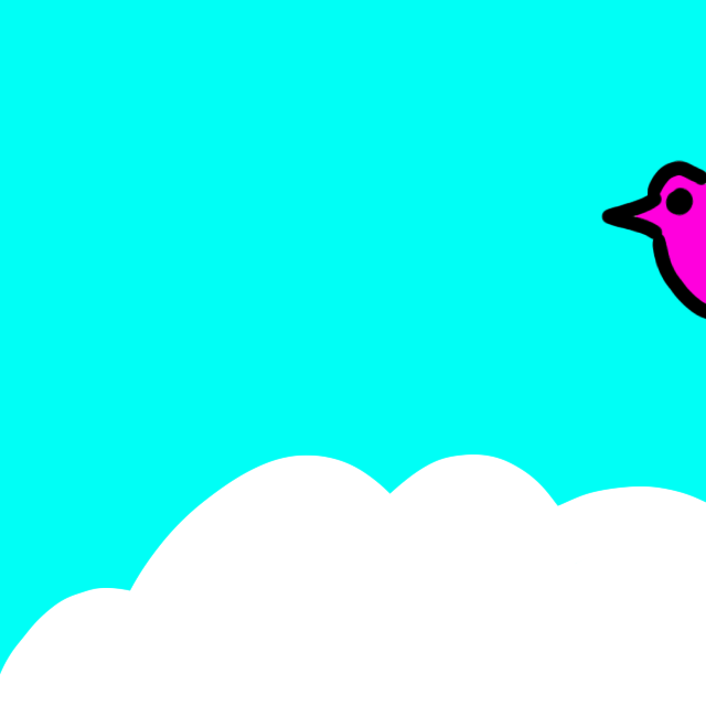 Bird flying - ibisPaint