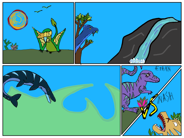 Dinosaurus Comic lol - ibisPaint