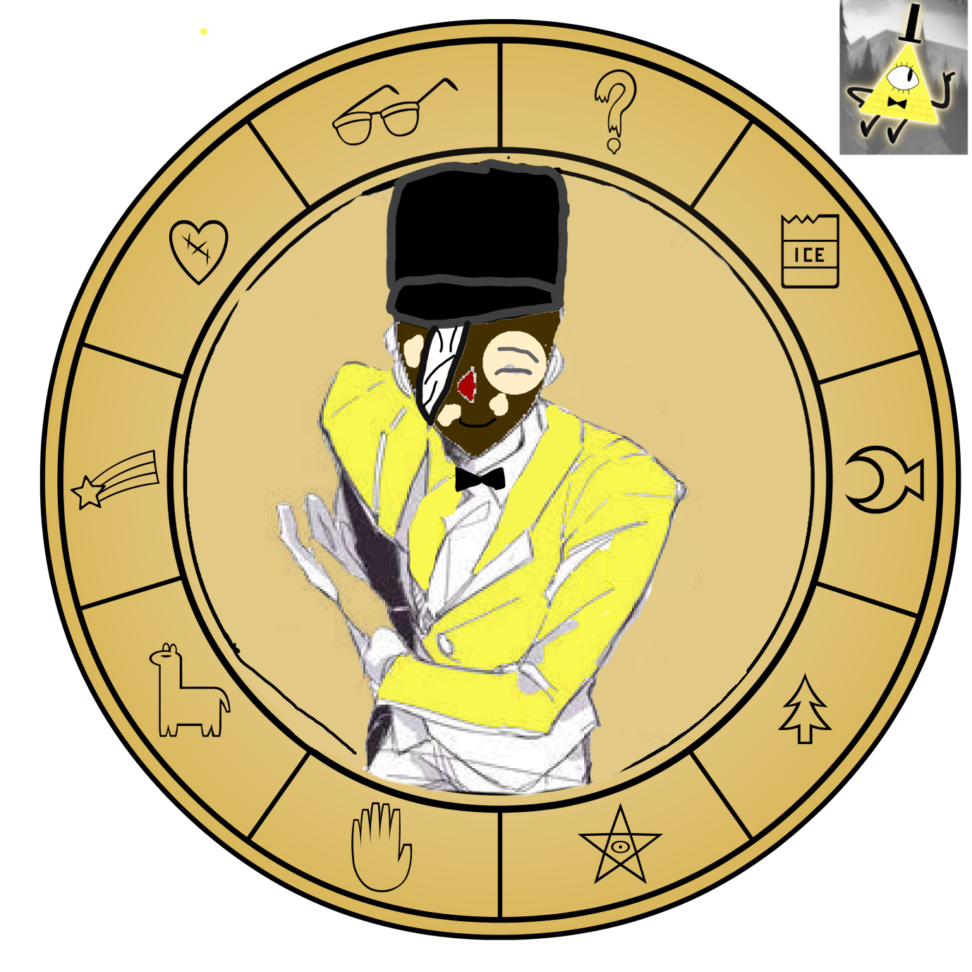 Bill cipher - ibisPaint