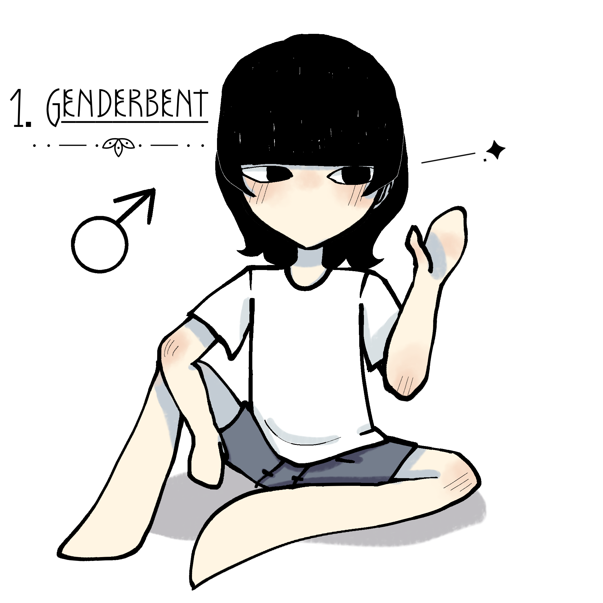 1. Genderbent Rain! - ibisPaint