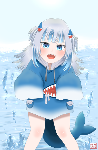 Gura Rawrrr! - ibisPaint