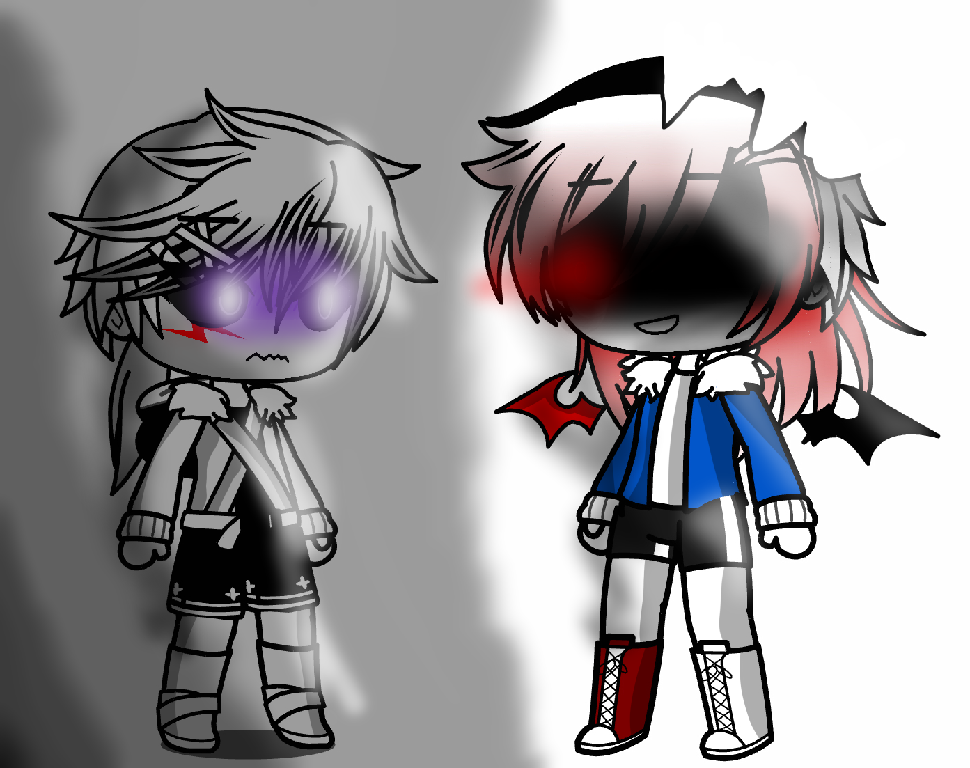 Cross vs horror - ibisPaint