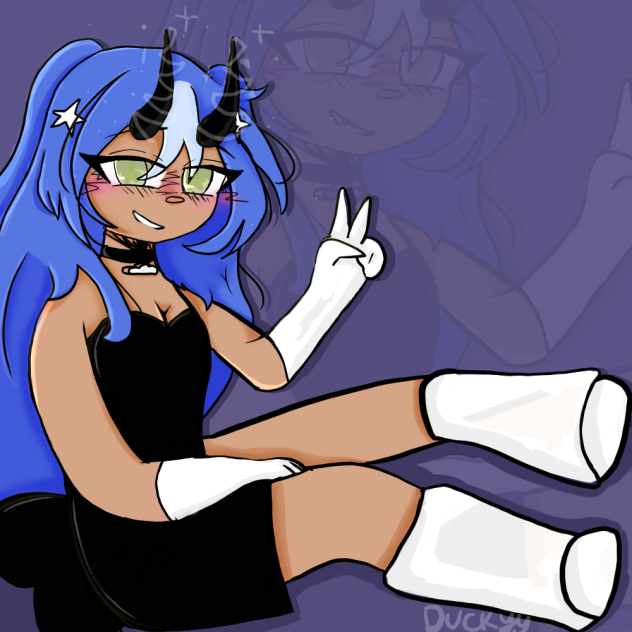 Drew a Gacha oc - ibisPaint