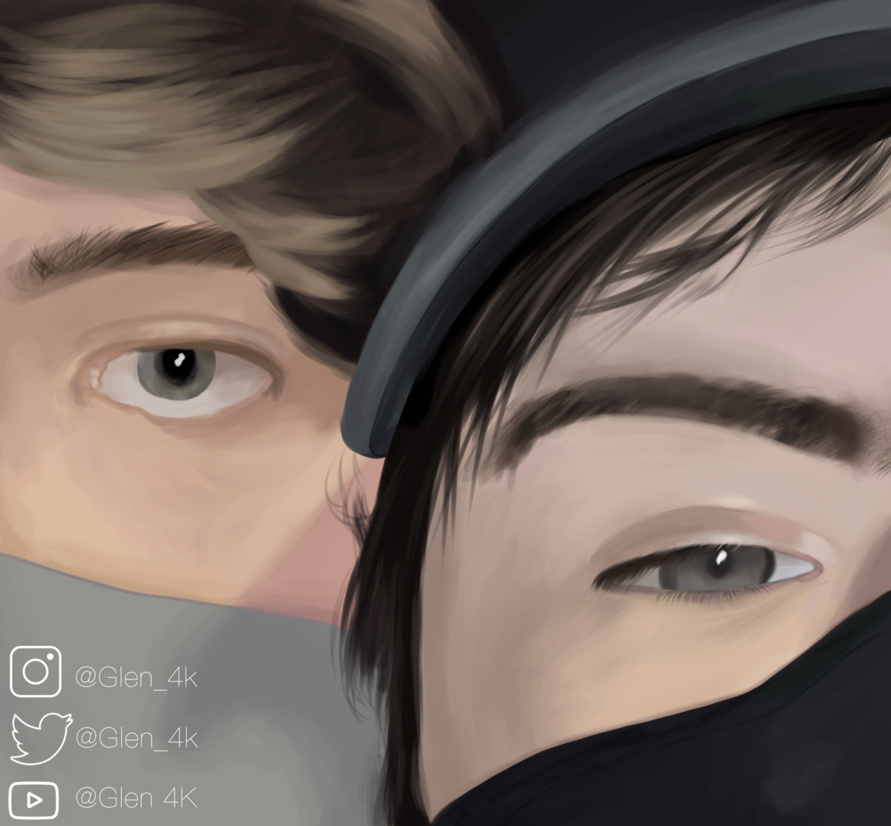 Karl and Sapnap - ibisPaint