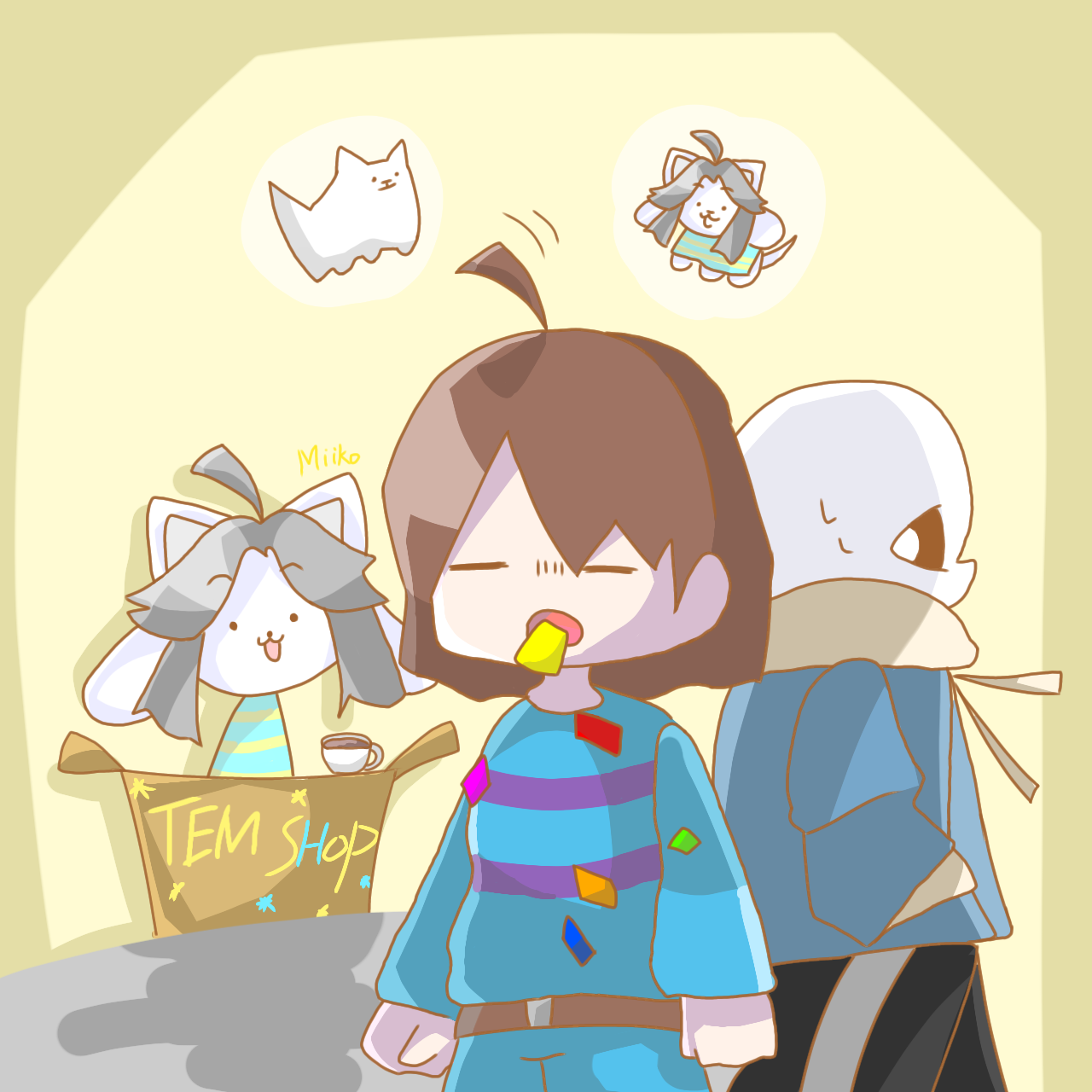 Temmie Flakes - ibisPaint