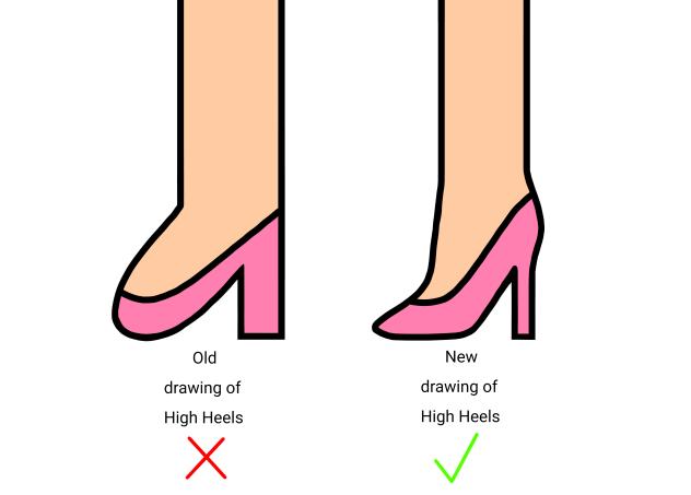 My ways to draw High Heels correctly - ibisPaint
