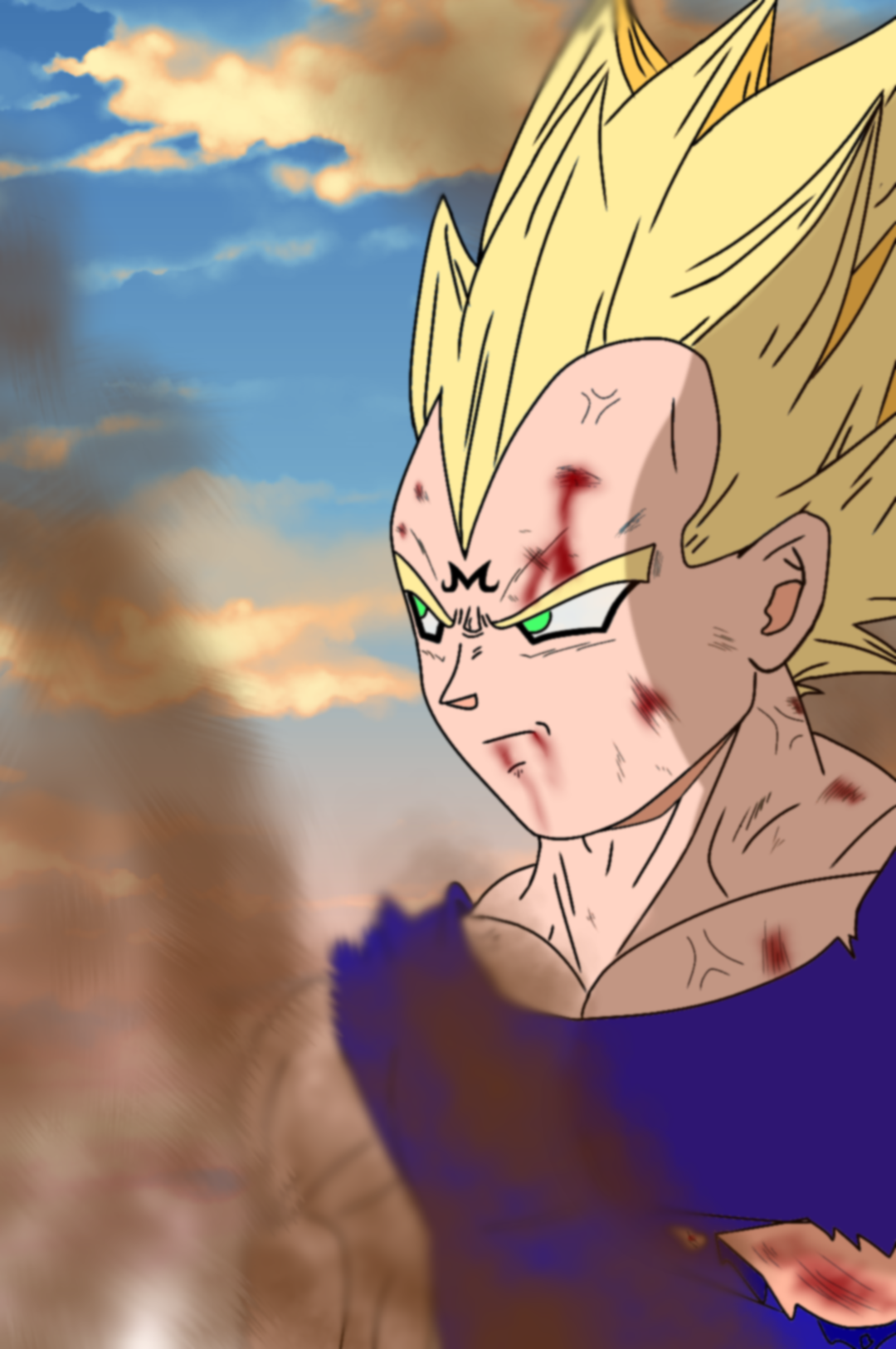 Majin Vegeta - ibisPaint
