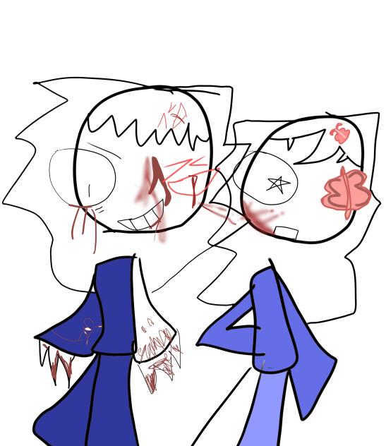 butterfly and bad butterfly - ibisPaint