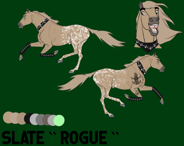 Slate `` Rogue `` - Reference Sheet - ibisPaint