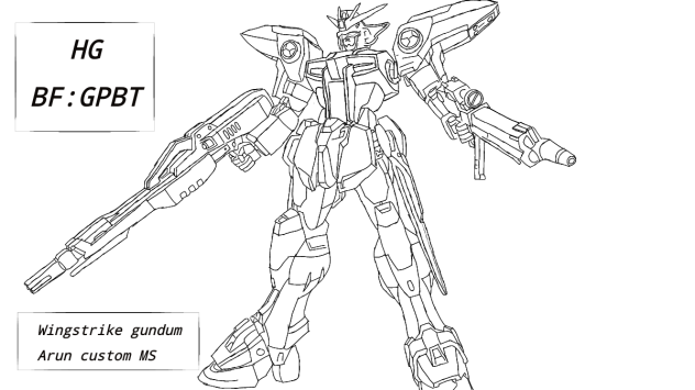 wingstrike gundum - ibisPaint